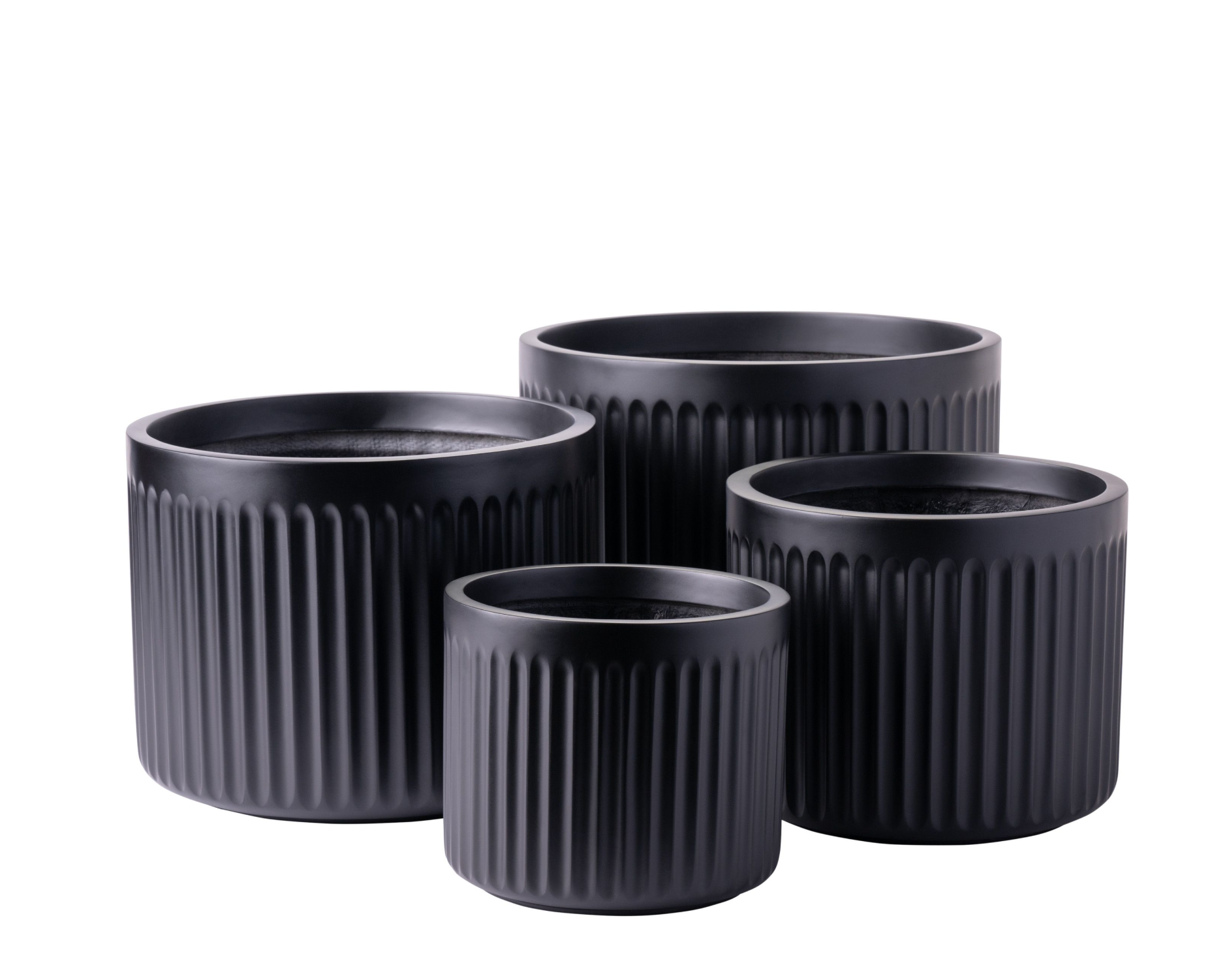 Leo Pot - Black | Melbourne Indoor Plants