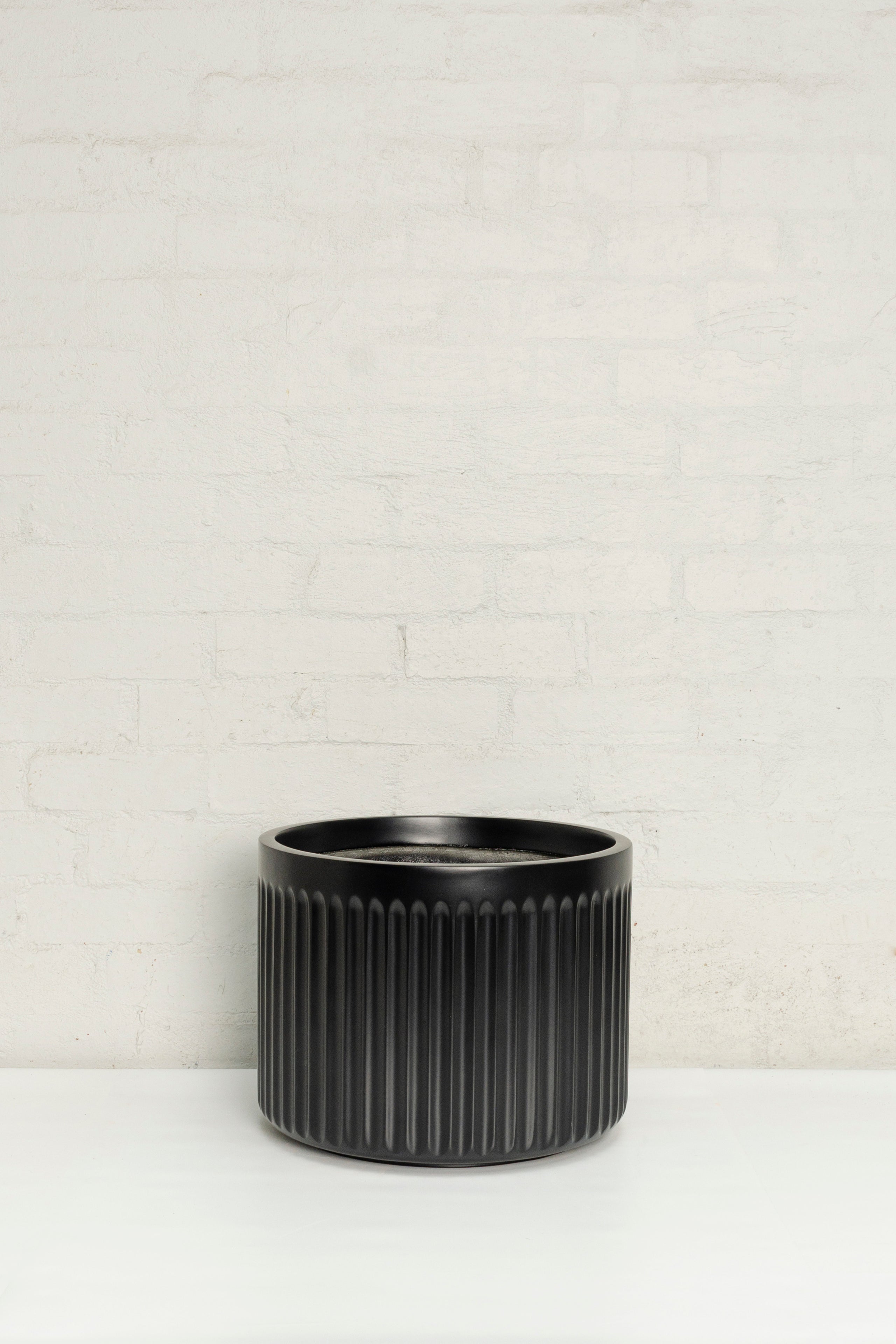 Leo Pot - Cement Grey | Melbourne Indoor Plants